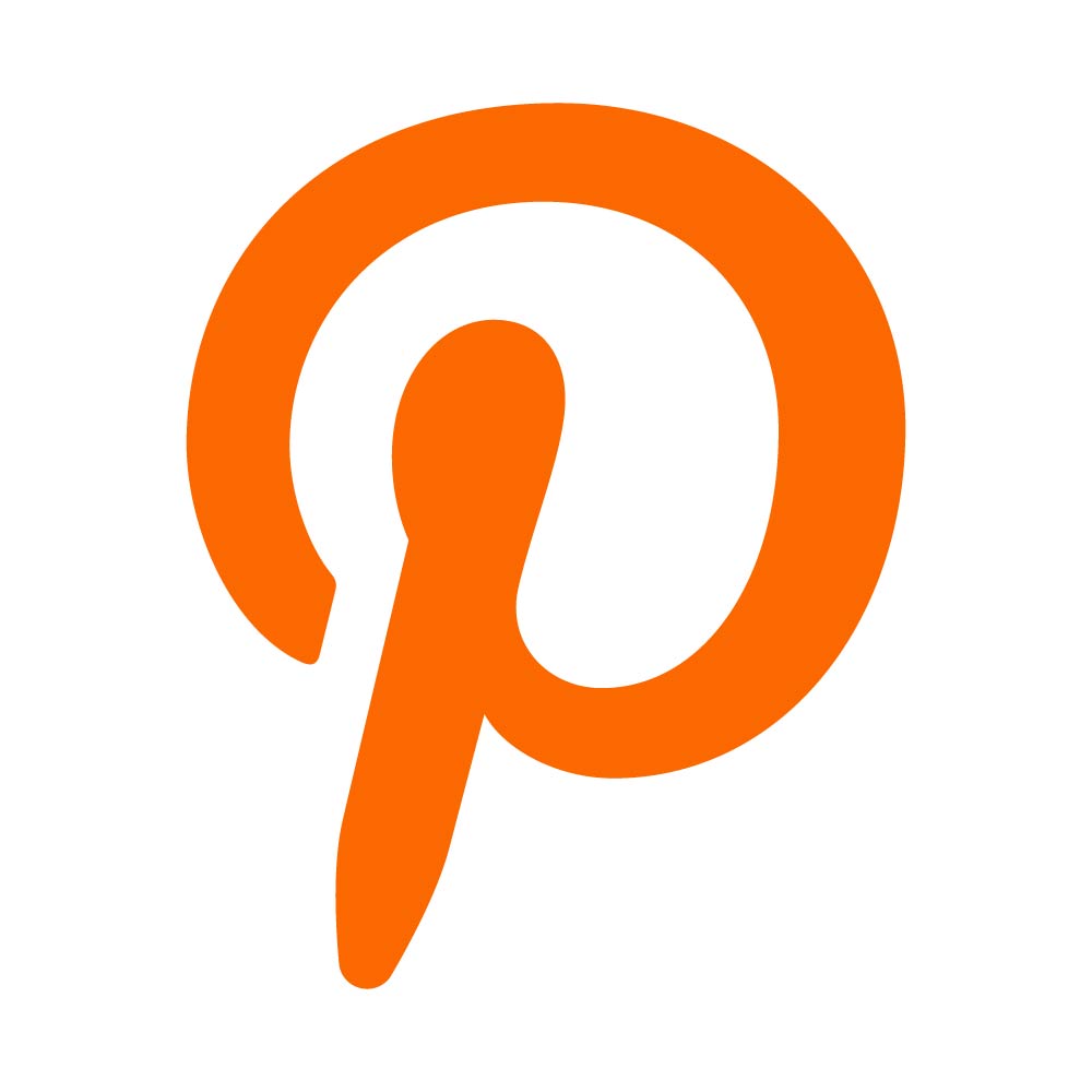 Free High-Quality Orange Pinterest Logo Icon for Creative Design