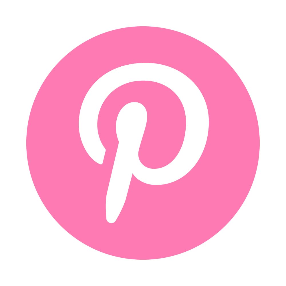 Free High-Quality Pinterest Logo Circle Pink for Creative Design
