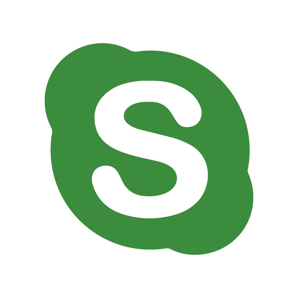 Free High-Quality Skype Logo Icon Svg Green for Creative Design