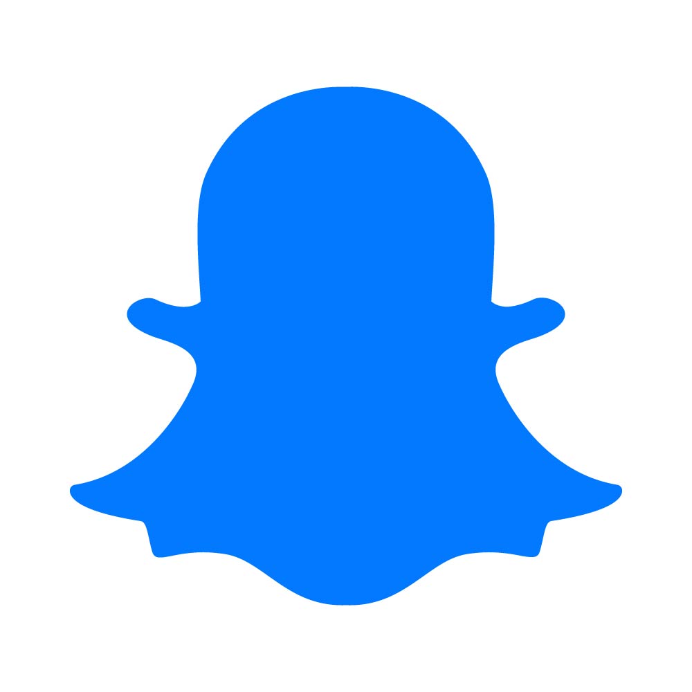 Free High-Quality Blue Snapchat Logo for Creative Design