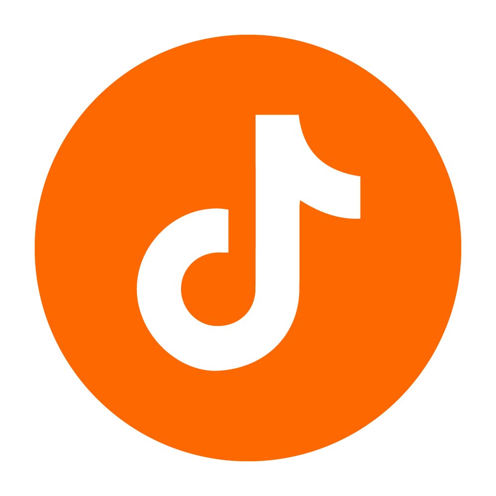 Free High-Quality Orange Tiktok Logo for Creative Design