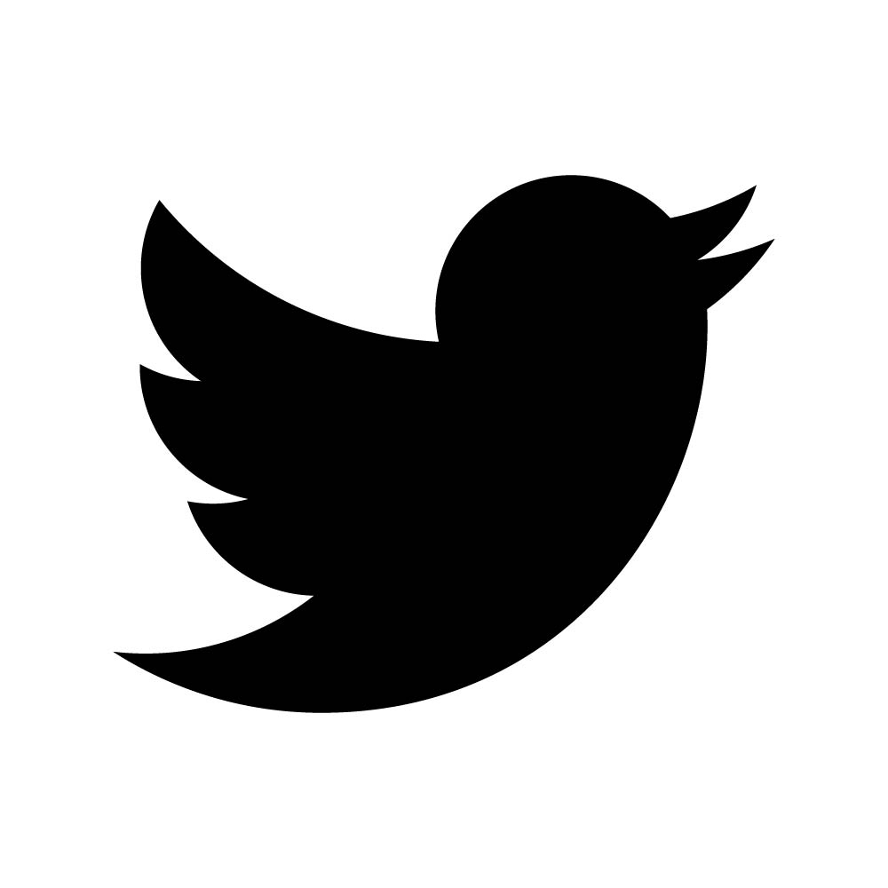 Free High-Quality Black Twitter Logo for Creative Design