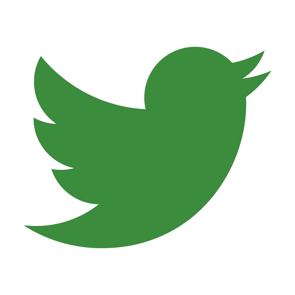 Free High-Quality Green Twitter Logo for Creative Design