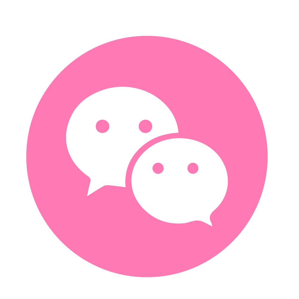 Download Pink Wechat Logo Circle in SVG Vector or PNG