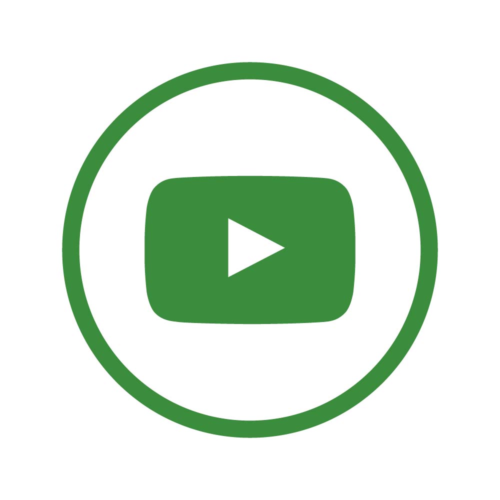 Free High-Quality Green Youtube Logo Outline for Creative Design