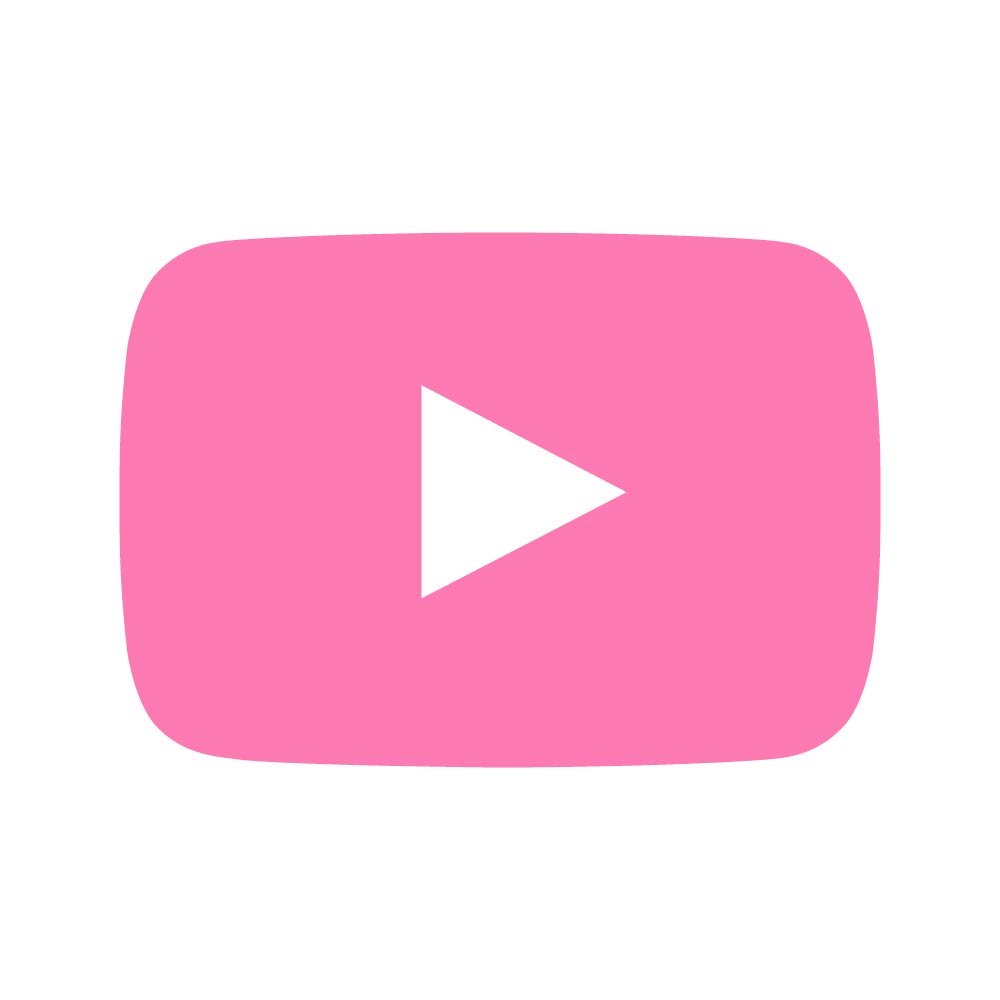 Free High-Quality Pink Youtube Icon for Creative Design