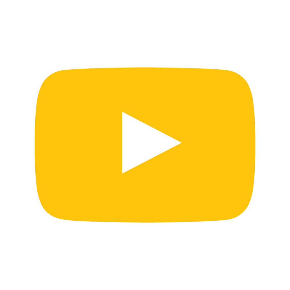 Free High-Quality Yellow Youtube Icon for Creative Design