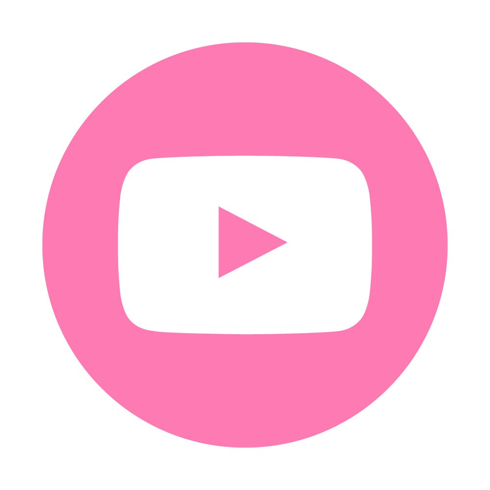 Free High-Quality Pink Youtube Logo Circle for Creative Design