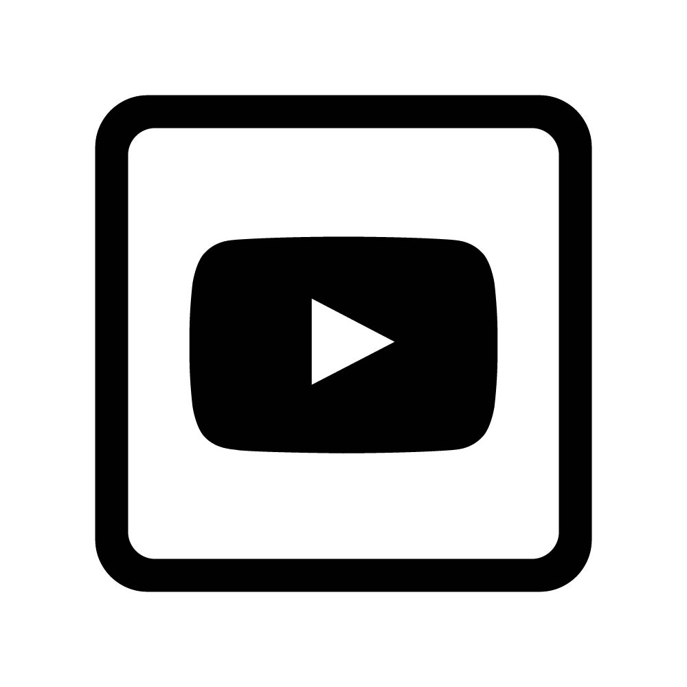 Free High-Quality Black Youtube Logo Square for Creative Design