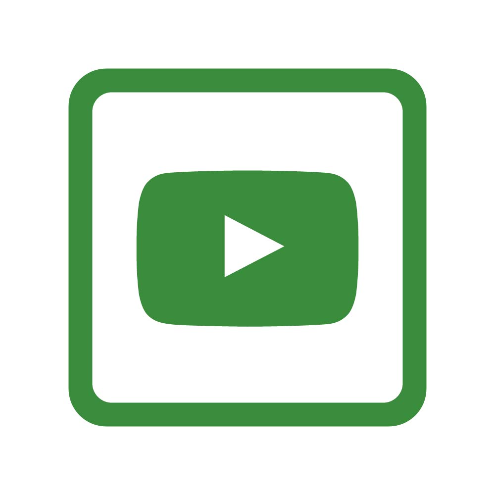 Free High-Quality Green Youtube Logo Square for Creative Design