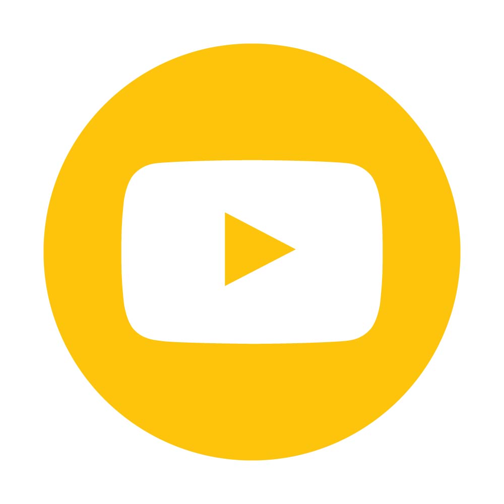 Free High-Quality Yellow Youtube Logo Circle for Creative Design